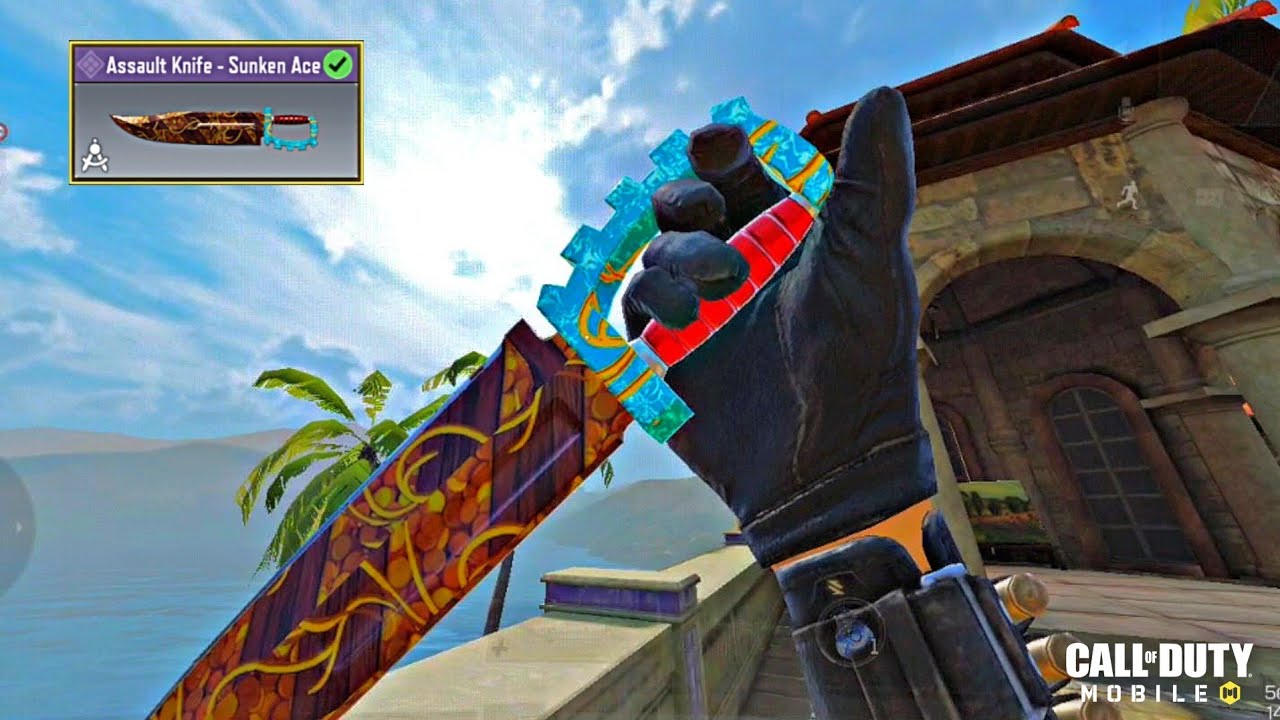 Claim Your Free Assault Knife - Sunken Ace In Call Of Duty Mobile COD ...
