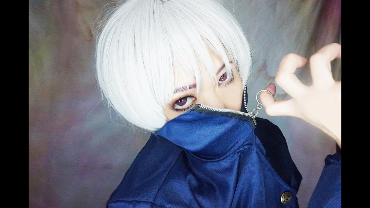 주술회전*이누마키 토게 코스프레 메이크업 - YouTube