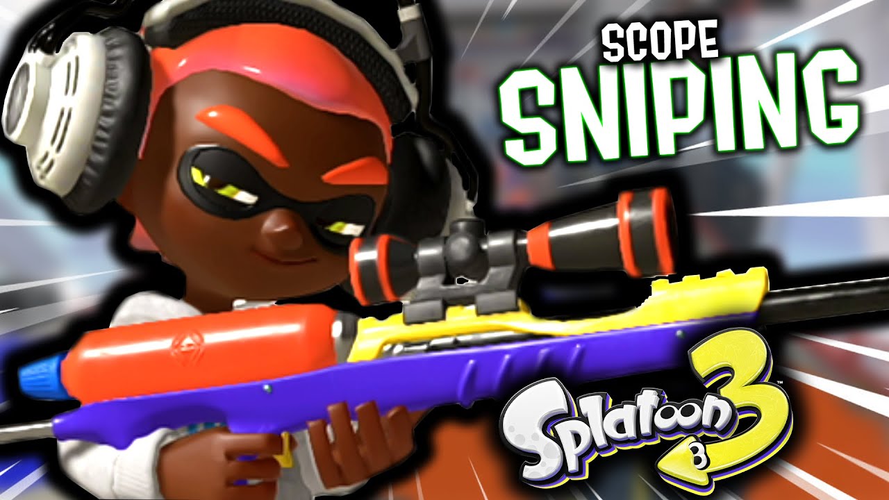 SPLATOON 3 PERFECT SPLATTERSCOPE SNIPING FOR 8 MINUTES - YouTube