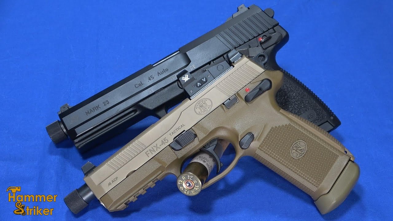 This Or That? HK Mark 23 or FN FNX-45 Tactical - YouTube