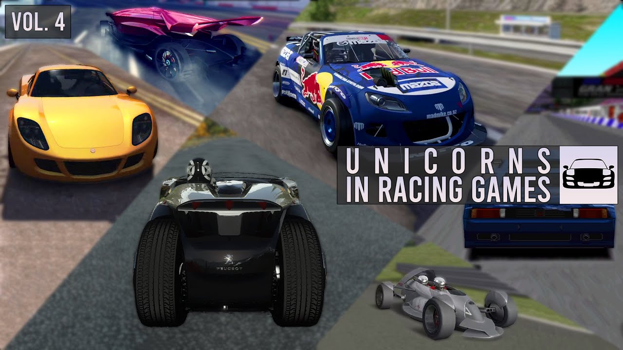 Unicorns in Racing Games (Rare Cars) (Volume 4) - YouTube