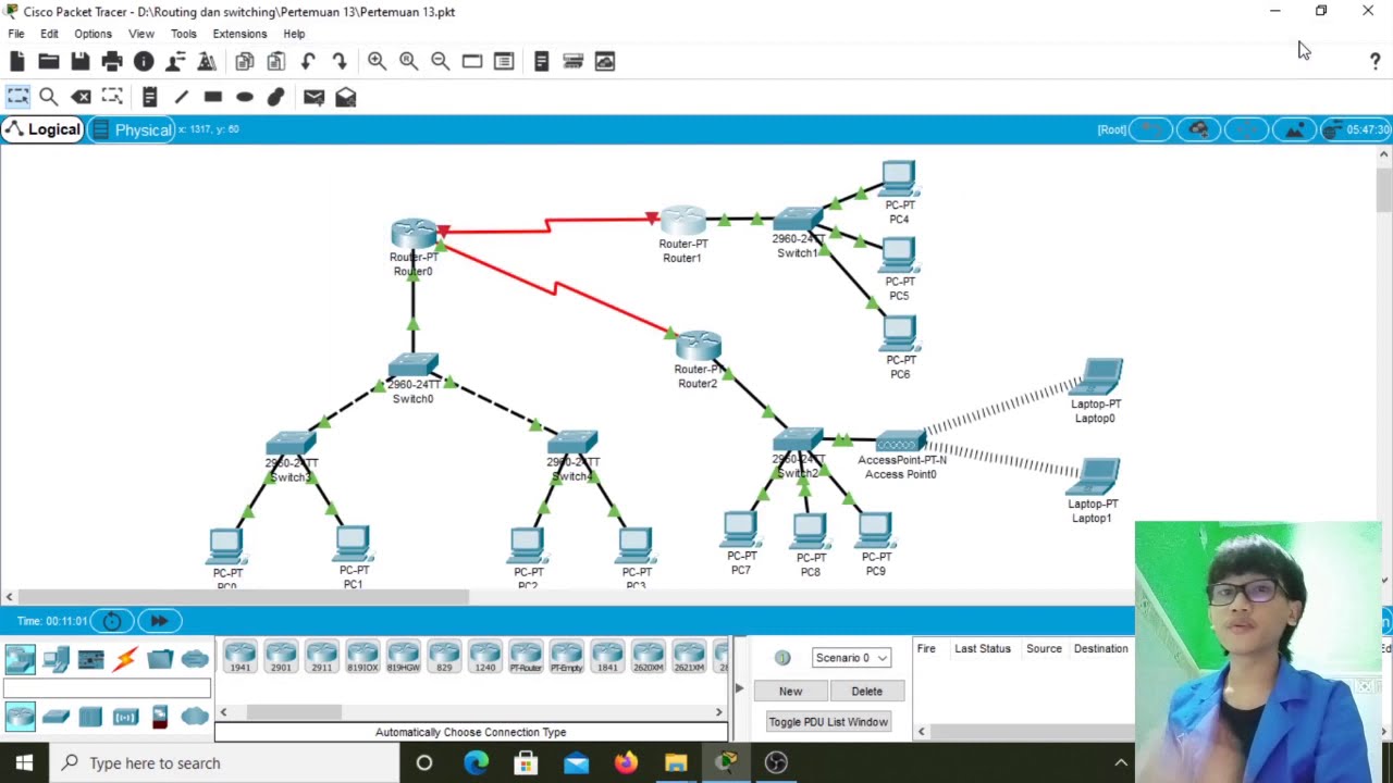 Presentasi Projek Pertemuan 13 Routing dan Switching - YouTube