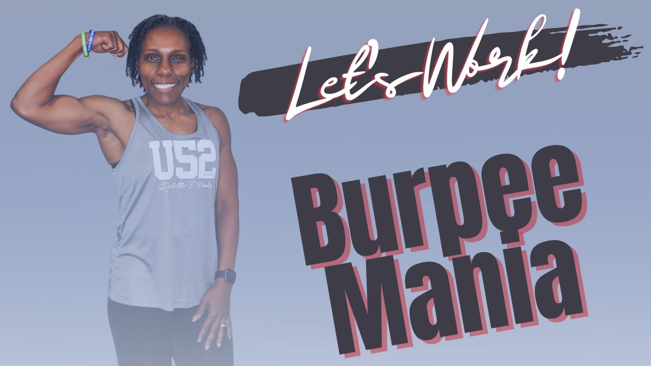 HIIT Burpee Mania 5 Minute Workout | 45/15 | No Equipment Needed ...