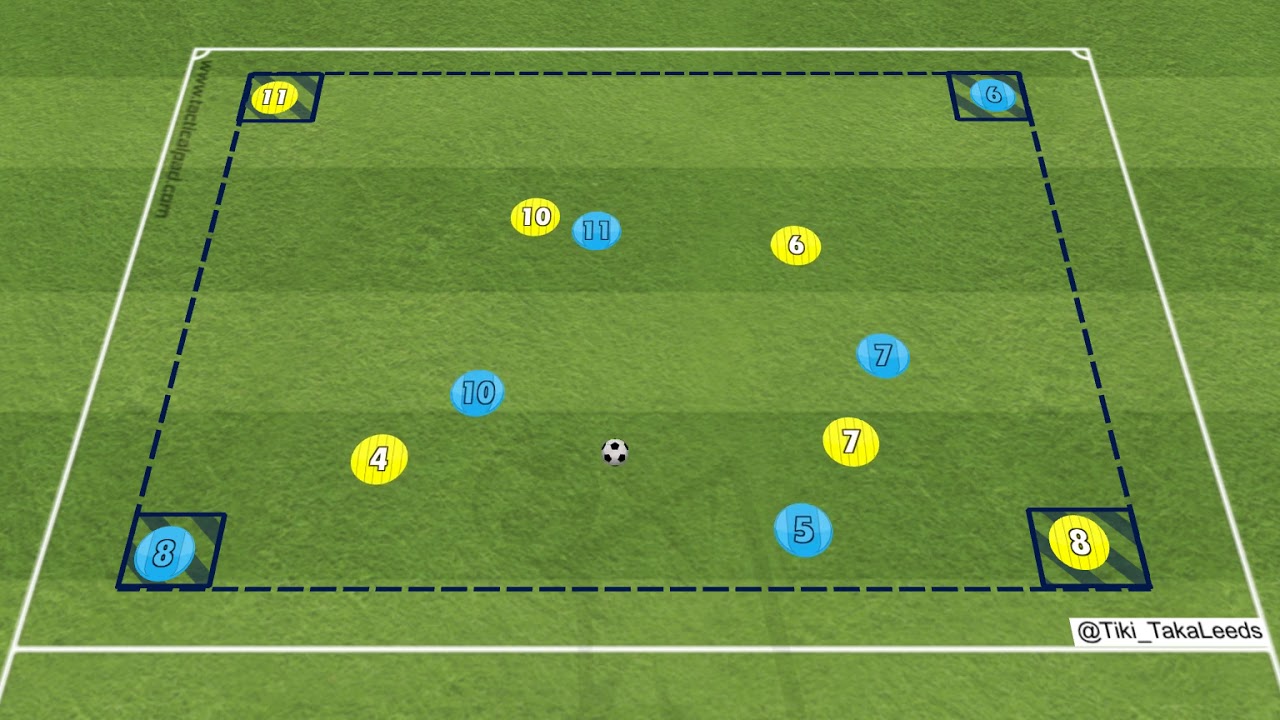 Diagonal Possession Game - YouTube