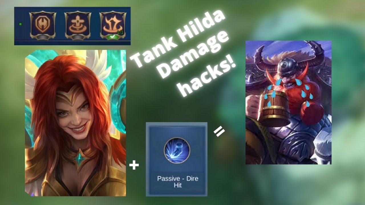 Best emblem for Tank Hilda Ever - MLBB - YouTube