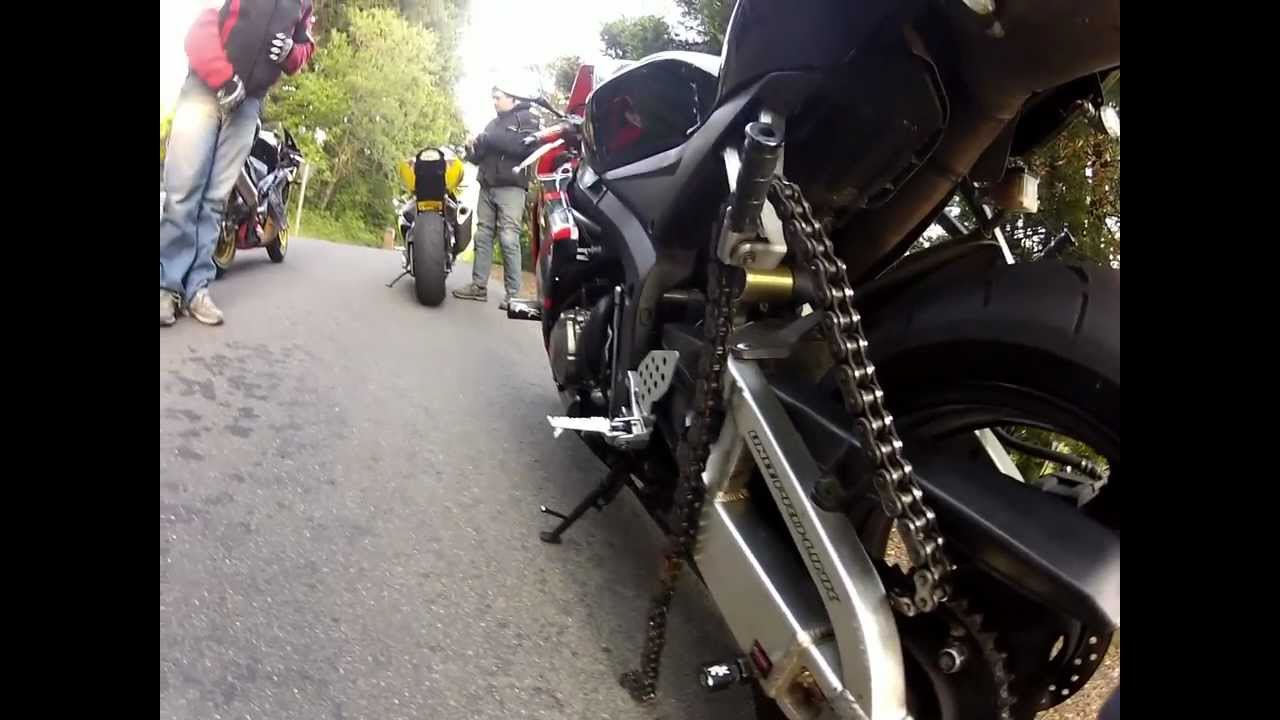 How I broke my CBR drive chain - YouTube