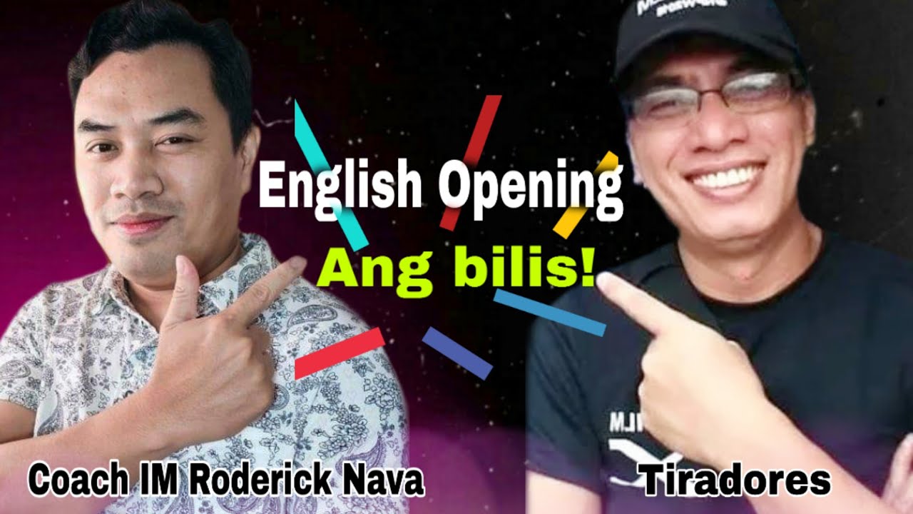 English Opening - Sparring Game with Coach IM Roderick Nava and ...