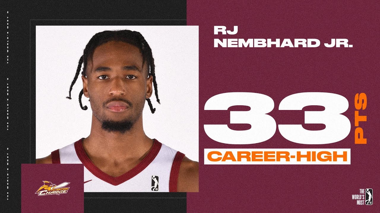 RJ Nembhard Jr. Scores Career-High 33 Points vs. Raptors 905 - YouTube