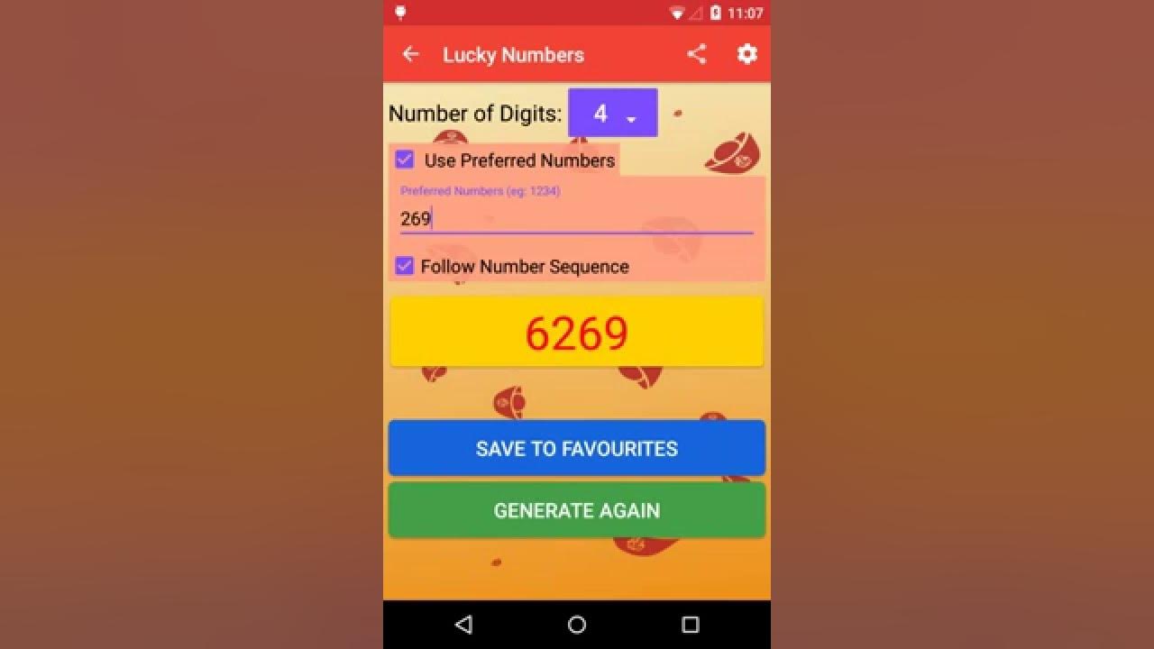 4D Lucky Number v1.1.0 - YouTube
