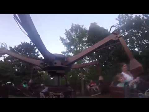The Flying Machine, Spinning Ride at Busch Gardens Williamsburg - YouTube