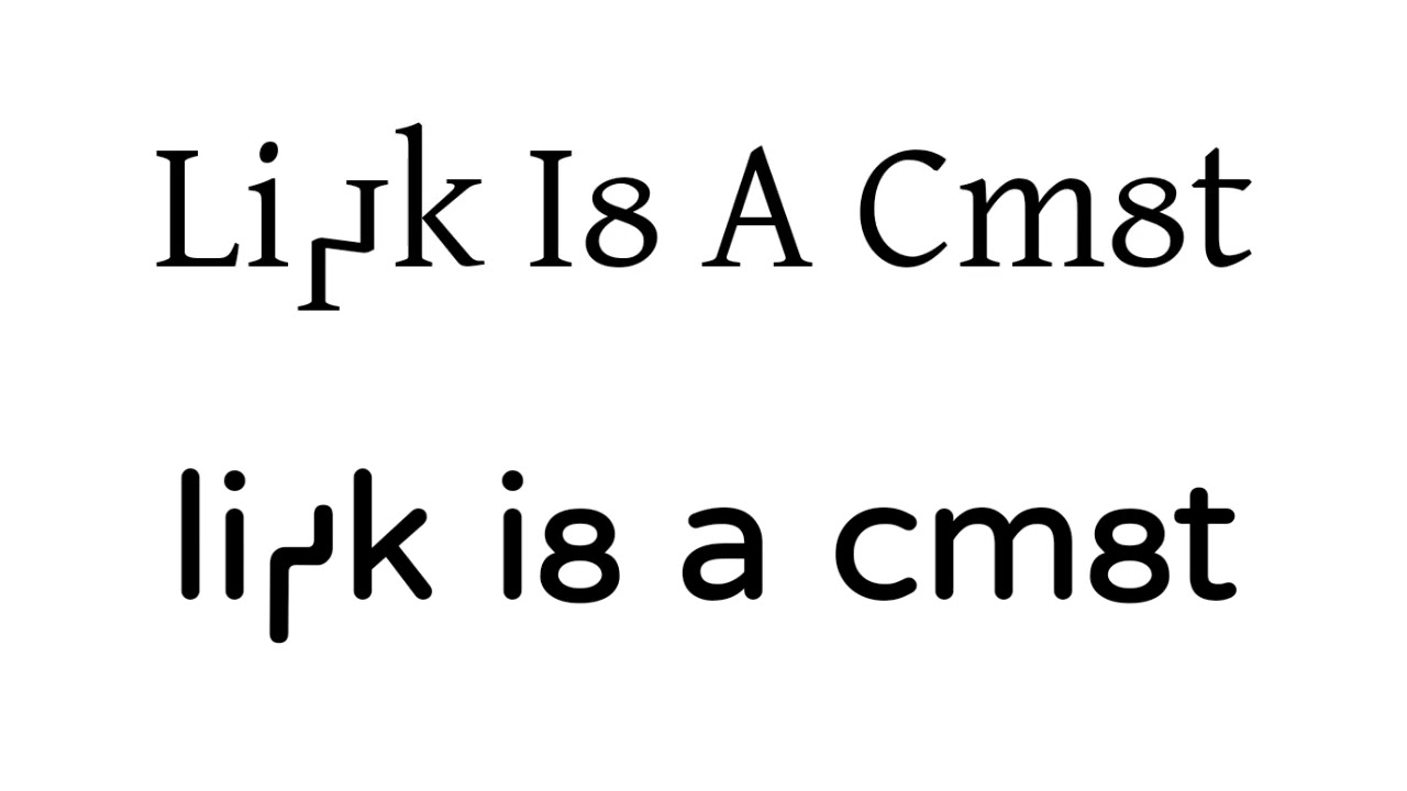 I have Xdi8 font - YouTube