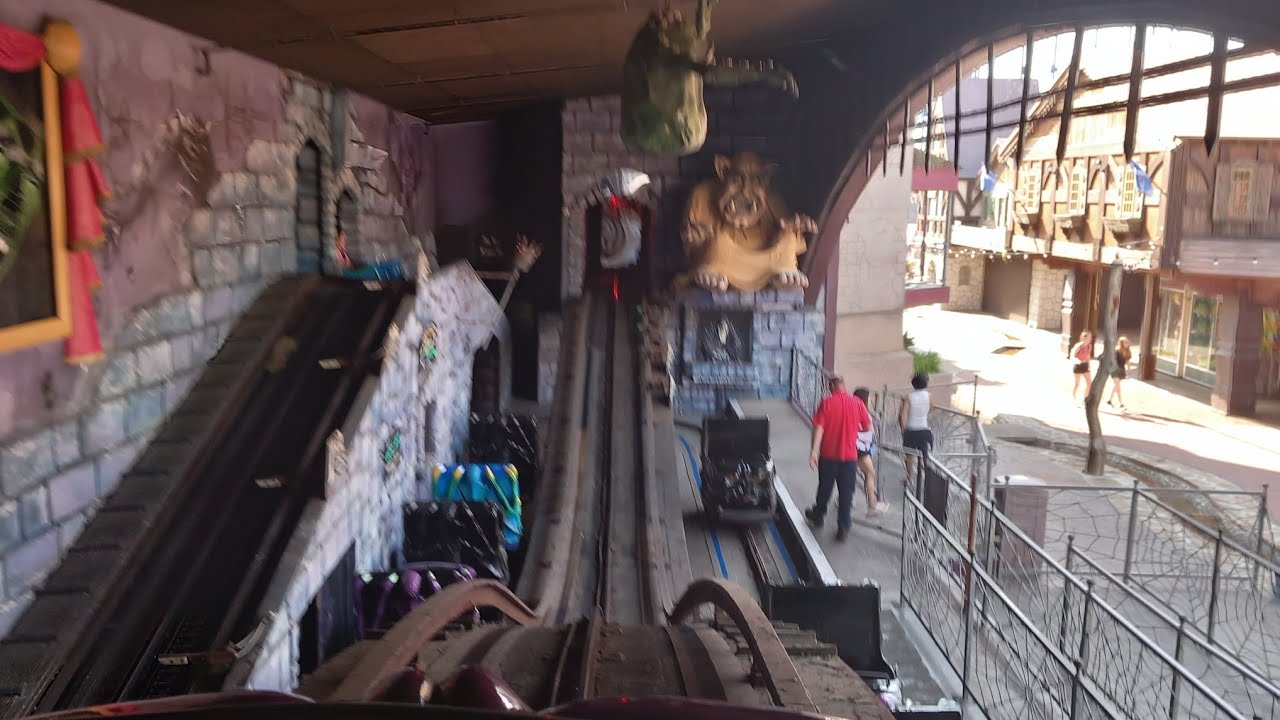 GHOST TRAIN At Blackpool Pleasure Beach/On-Ride - YouTube