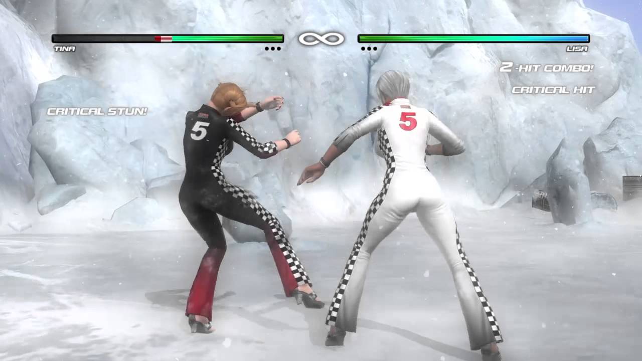 Dead Or Alive 5 Last Round - Tina vs Lisa - YouTube
