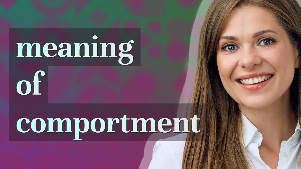 Comportment | meaning of Comportment - YouTube