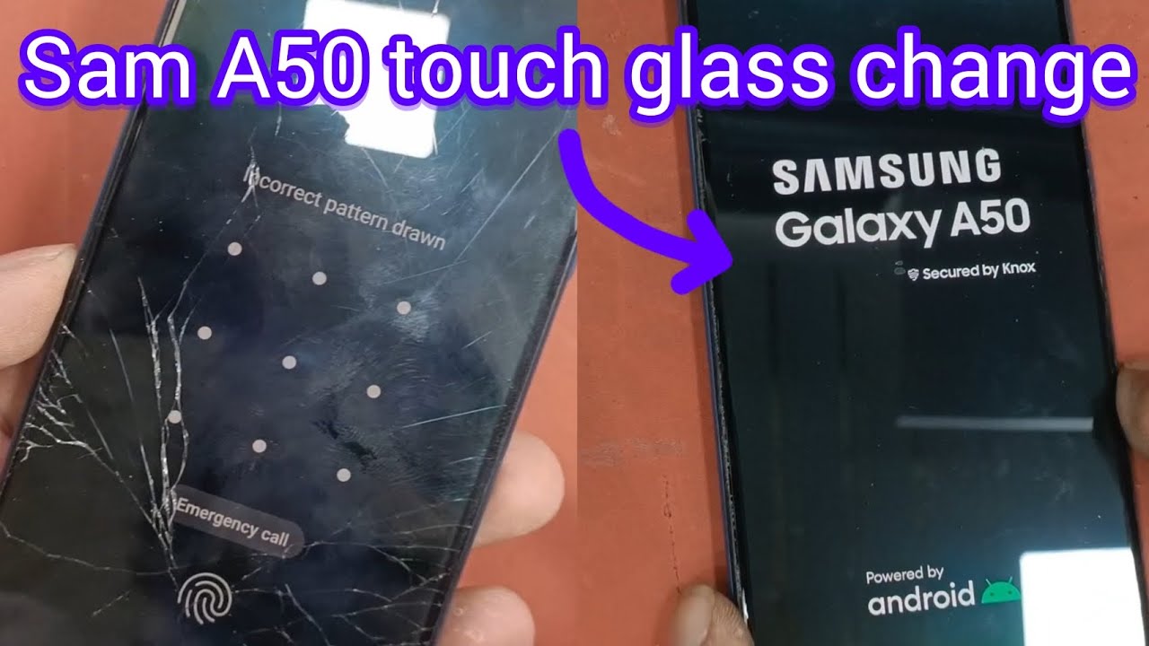 Sam A50 glass change || how to change Samsung A50 touch glass done 👍 ...