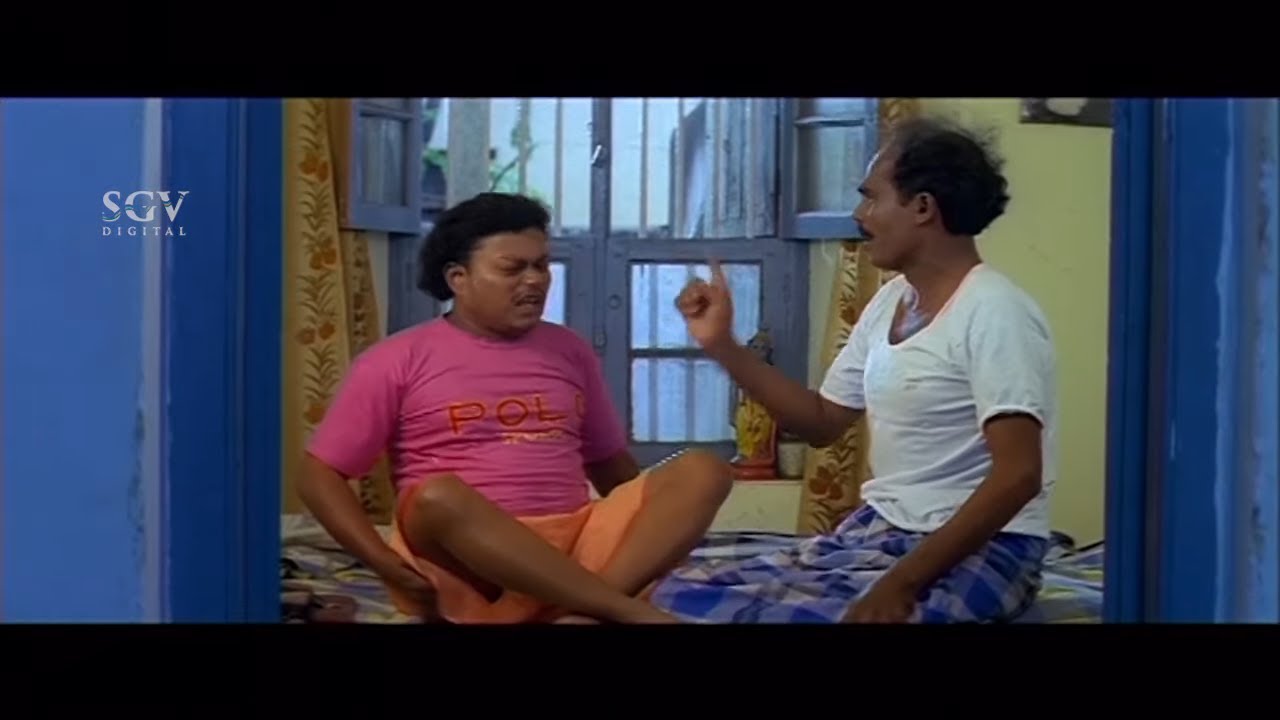 Biradar Kicks Sadhu Kokila in Dream about Doddanna | Ultimate Kannada ...