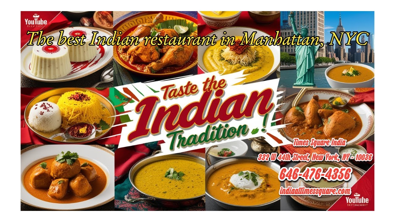 Best Indian Restaurant In Times Square NYC TV ! Best Indian Food # ...
