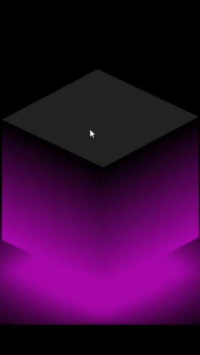 Create A 3d Rotating Cube With Ambient Colours Using Html And Css Only