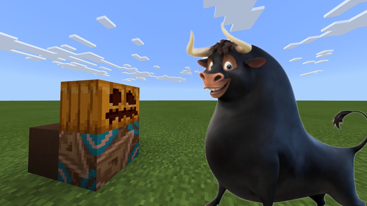How to summon bull in minecraft - YouTube
