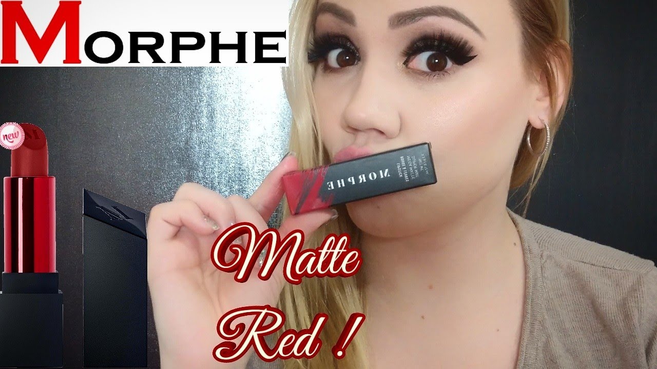 *New* Morphe Mega Matte Lipstick Morphe Review/ Swatch /Try On 2018 ...