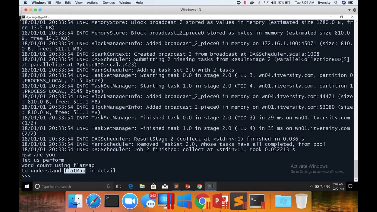 11 Apache Spark Core Apis Row Level Transformations Using Flatmap Youtube