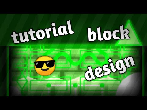 tutorial block design in GEOMETRY DASH - YouTube