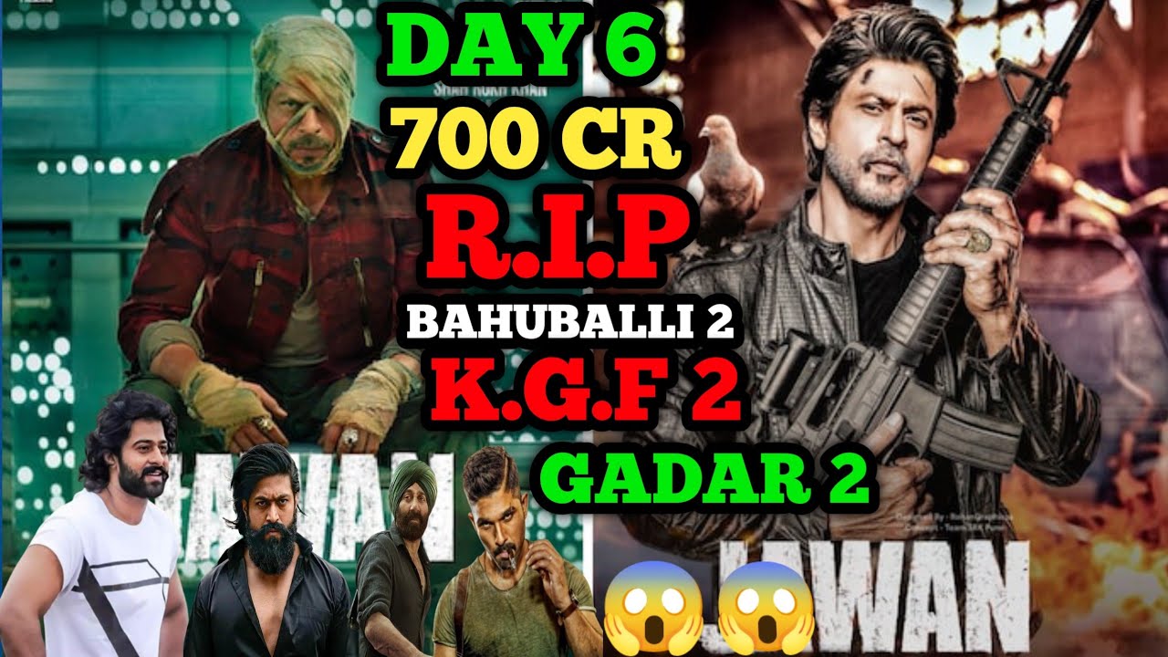 Jawan Box Office Collection 😱 | Jawan Box Office Collection Day 6 ...