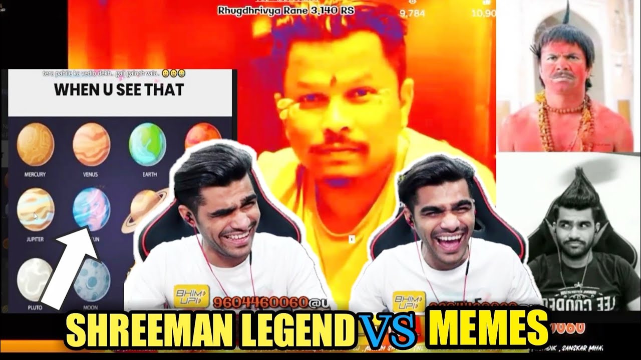 shreeman legend memes reaction | shreeman legend funny moments - YouTube