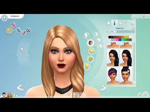The Sims 4 - Creating new characters - YouTube
