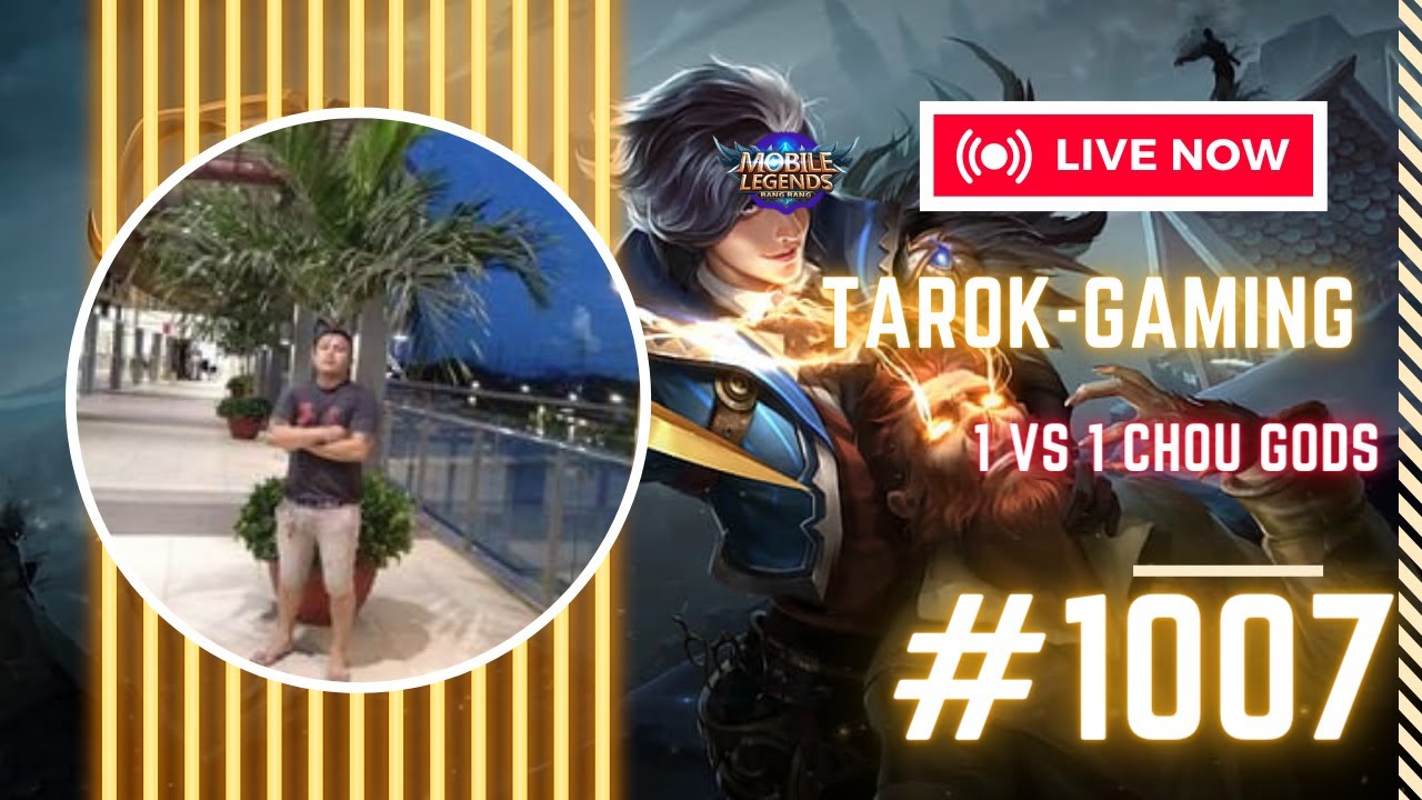 Tarok-gaming | Mobile Legends | 1 vs 1 chou gods | #1007 - YouTube