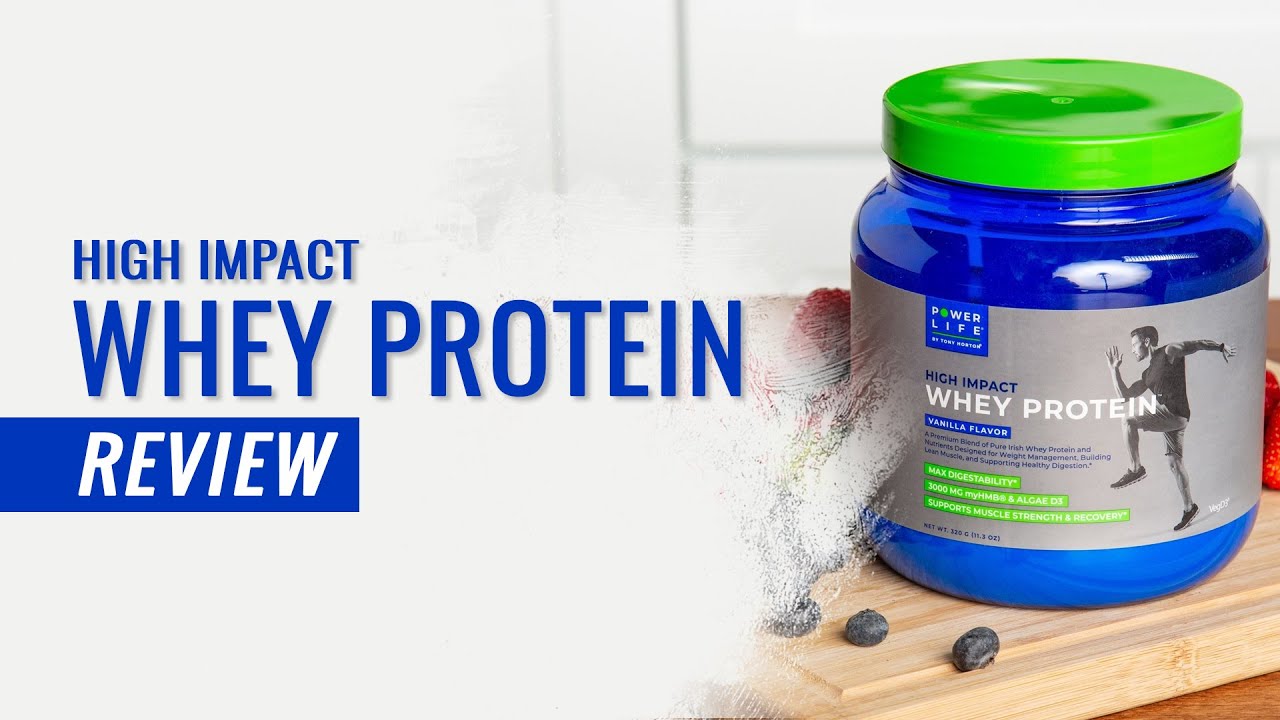 Power Life High Impact Whey Protein Review | Tony Horton - YouTube