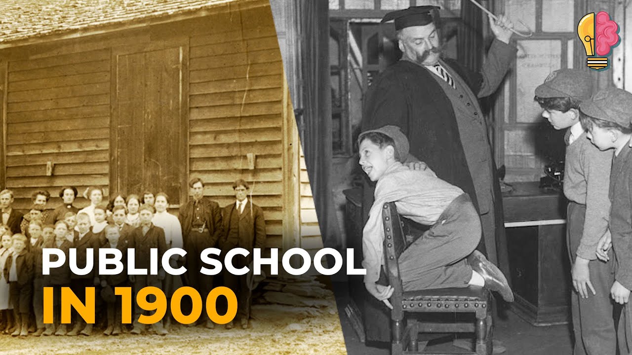 What Public School was Like in 1900 - YouTube