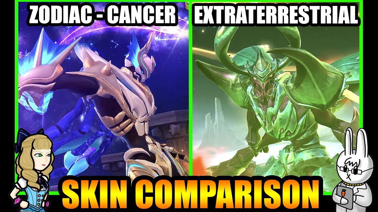 ZHASK EXTRATERRESTRIAL SKIN EFFECTS VS. ZODIAC - CANCER - MLBB SKIN ...