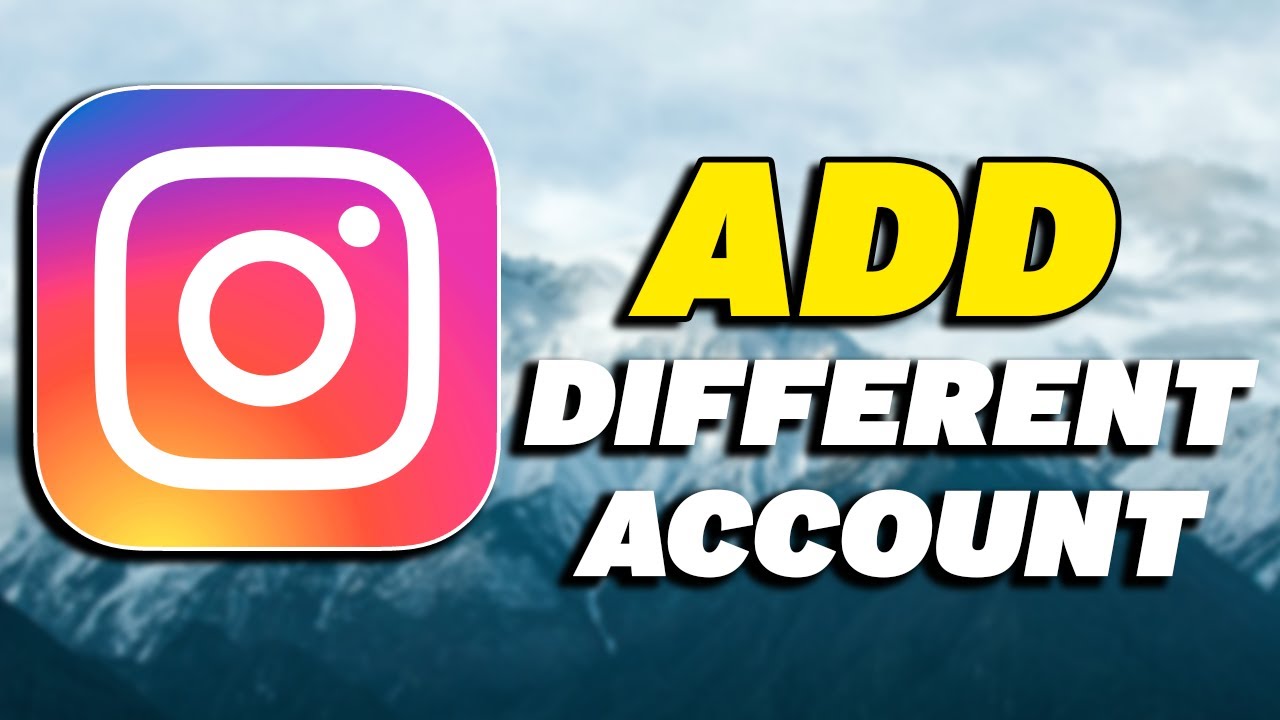 How To Add Another Account On Instagram - YouTube