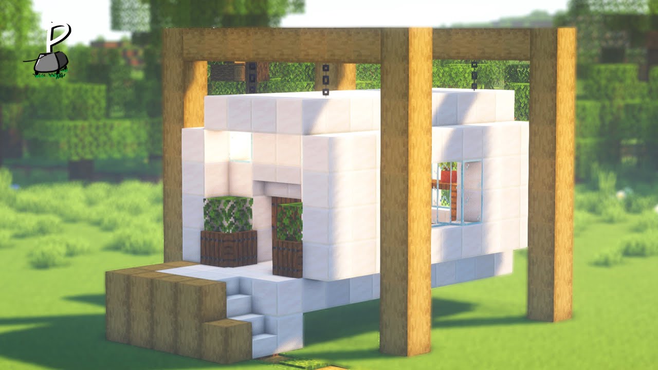 💠Minecraft💠 Building a simple Hanging Base | Starter House - YouTube
