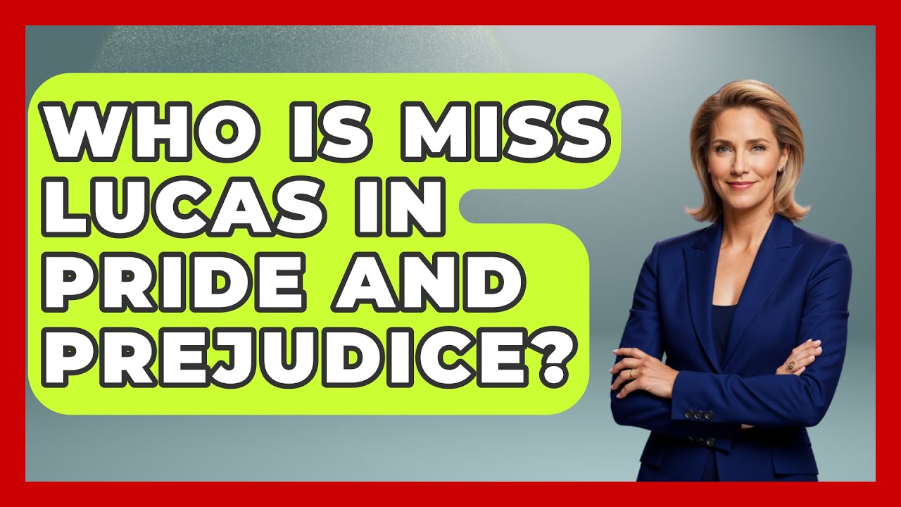 Who Is Miss Lucas In Pride And Prejudice? - Fictional Journeys - YouTube