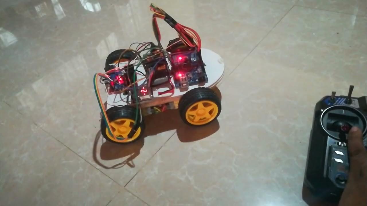 RC car with arduino & flysky i6 controller - YouTube