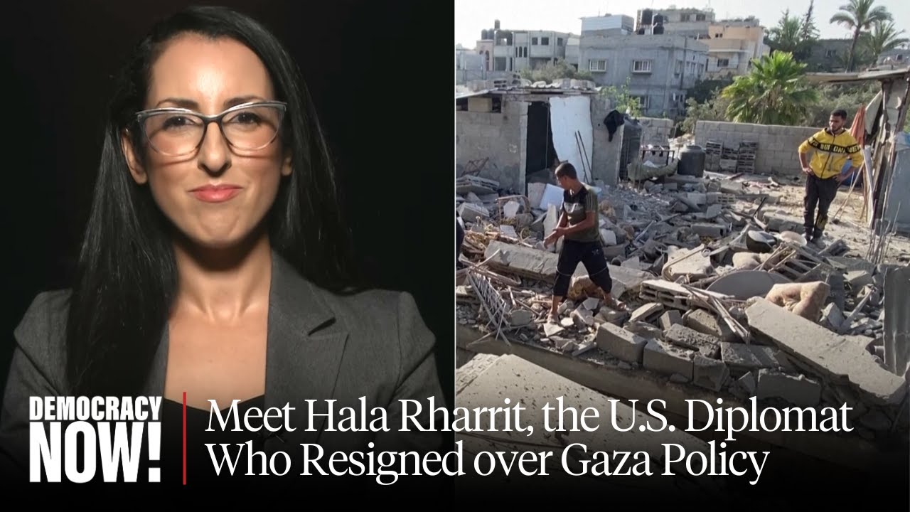 Meet Hala Rharrit, First U.S. Diplomat to Quit over Gaza - YouTube