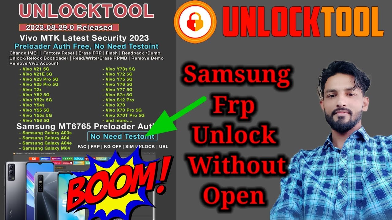 Unlock Tool New Update || Vivo New Model Add || Samsung MT6765 ...