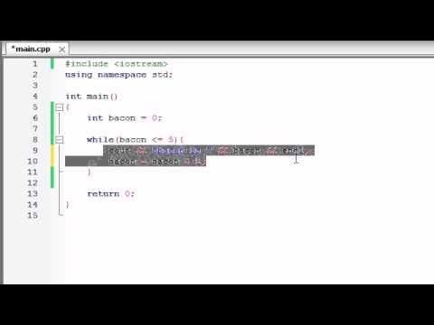 Buckys C++ Programming Tutorials - 18 - while Loops - YouTube