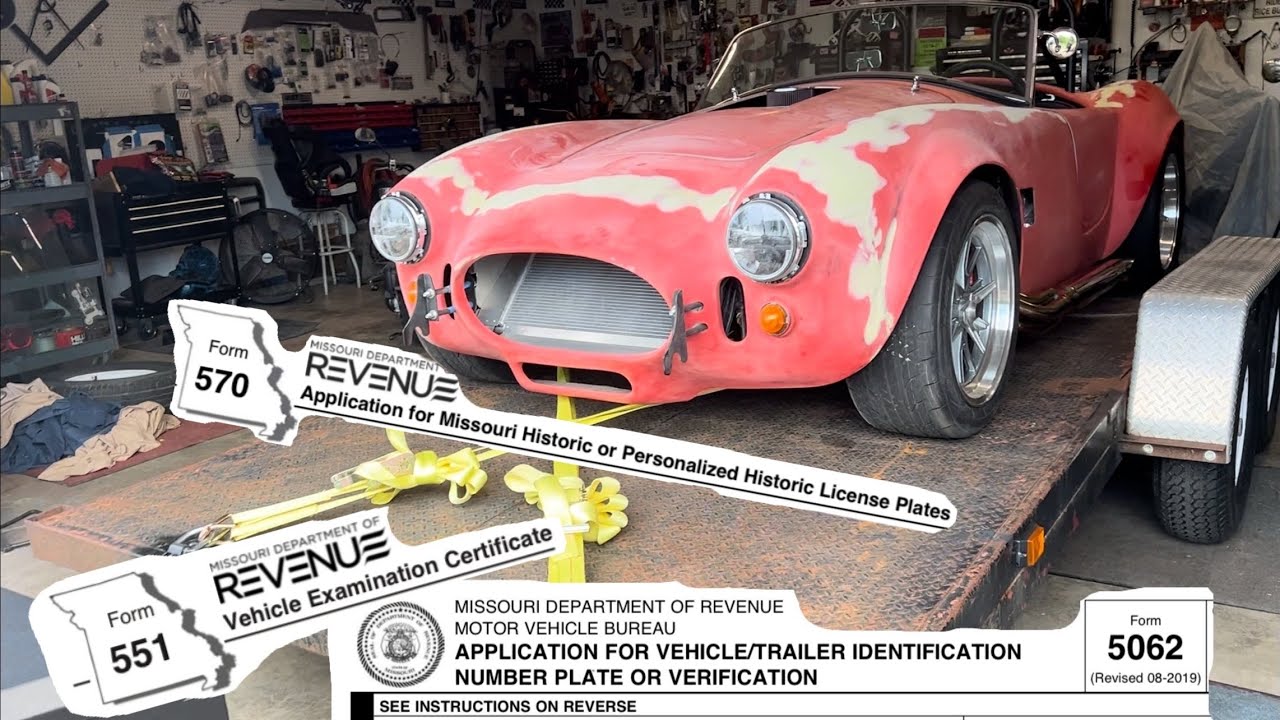 Shelby Cobra Replica build Part 91 Missouri Inspection Experience - YouTube
