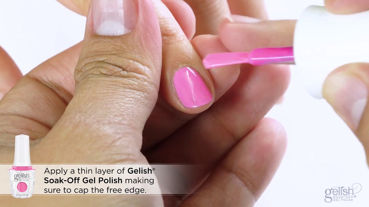 How To Apply Gel Polish Manicure - Harmony Gelish | Beyond Polish - YouTube