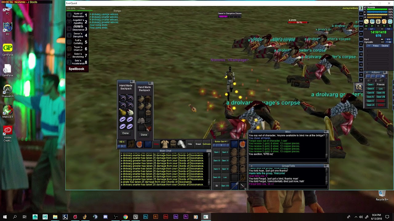 P99 Bard Swarming - 59 dawgz - YouTube