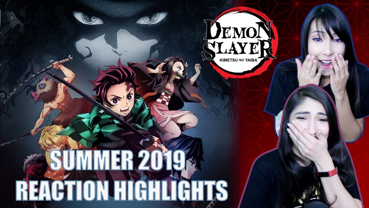 Demon Slayer Summer 2019 Reaction Highlights - YouTube