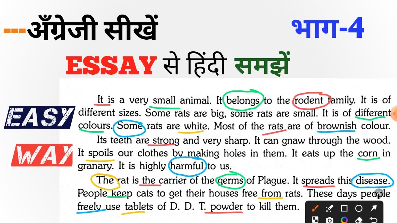 English essay Reading, Reading skill - YouTube