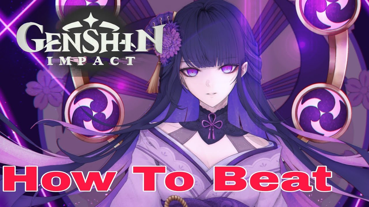 How To Beat Raiden shogun Genshin impact - YouTube