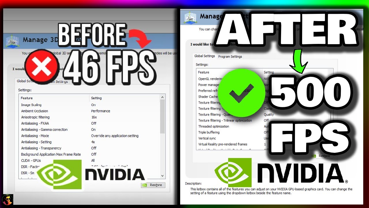 Boost Your Gaming Performance with *NEW* NVIDIA Control Panel Settings ...