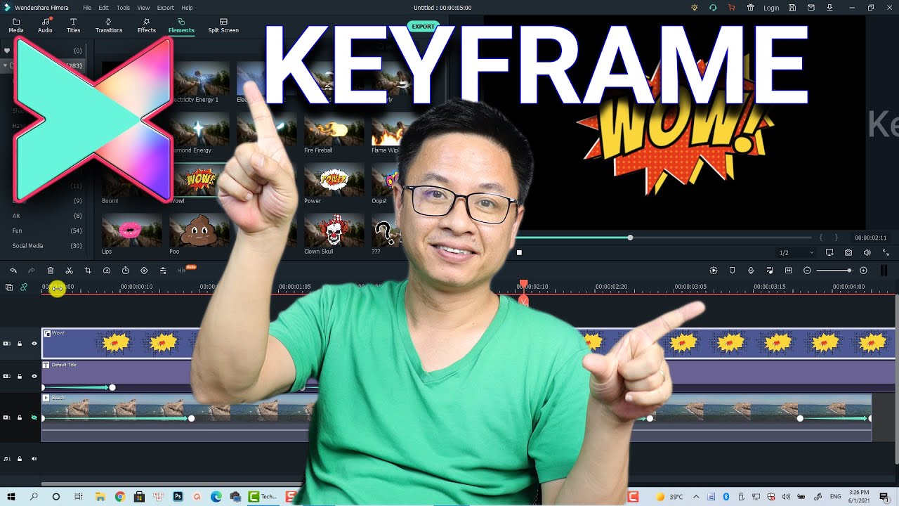 Keyframing in Filmora X [Update] Tutorial for Beginners - YouTube