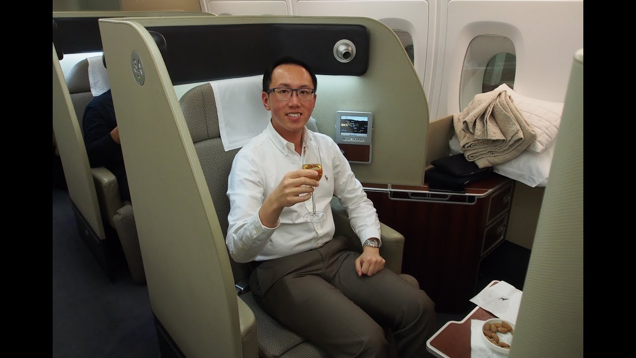 Qantas First Class – Hong Kong to Sydney (QF 128) – Airbus A380-800 ...