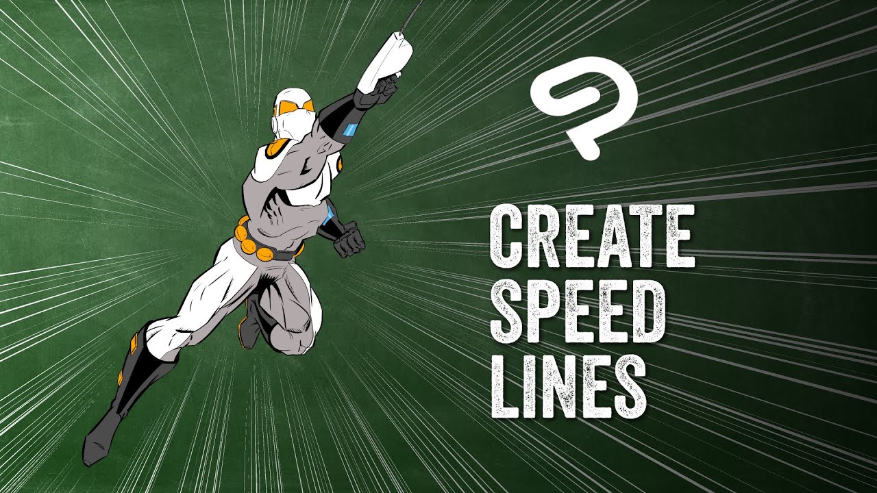 Creating Speed Lines in Clip Studio Paint - YouTube